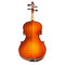 Fengling Full Size Flamed Solid Wood Violin Handmade for Beginner Student grade high grade basswood single deck violin