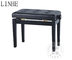 Professional wooden music stool black adjustable piano bench for China manufacturer comfortable adjustable piano bench,