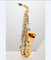 ammoon bE Alto Saxophone Brass Lacquered Gold E Flat Sax 802 Key Type Woodwind Instrument with Cleaning Brush Cloth Case